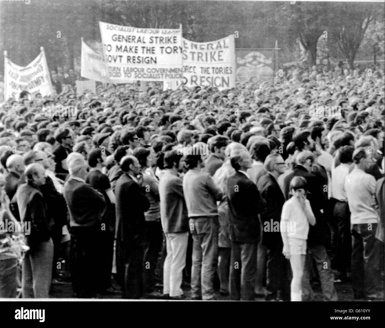 CLYDESIDE WORKERS MARCH IN BIGGEST PROTEST Stock Photo - Alamy