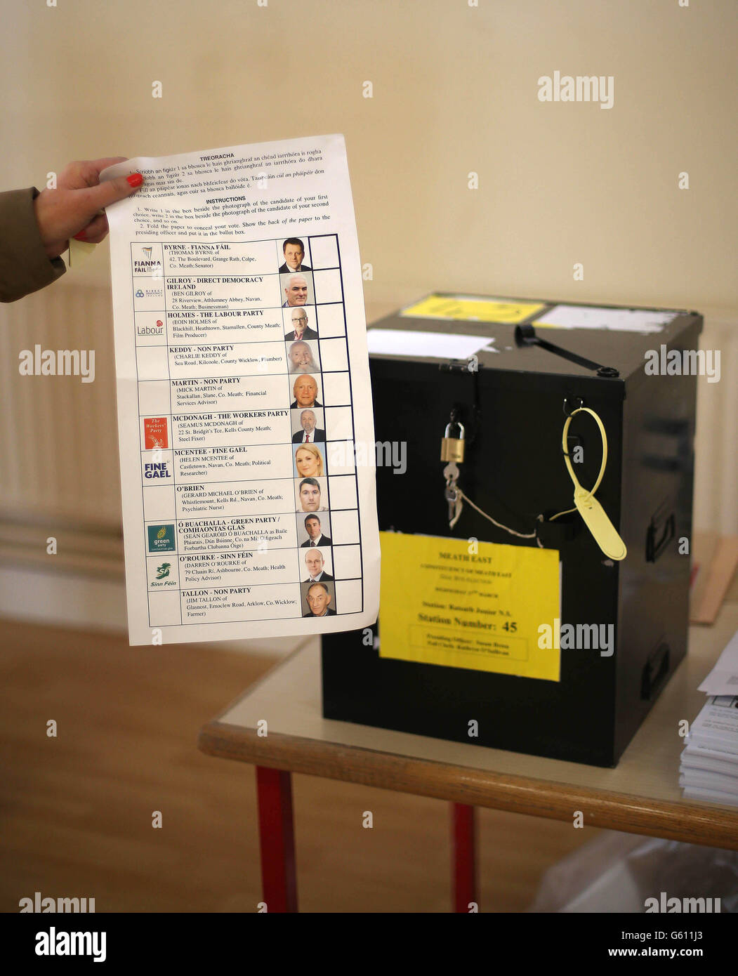 Sample ballot hi-res stock photography and images - Alamy