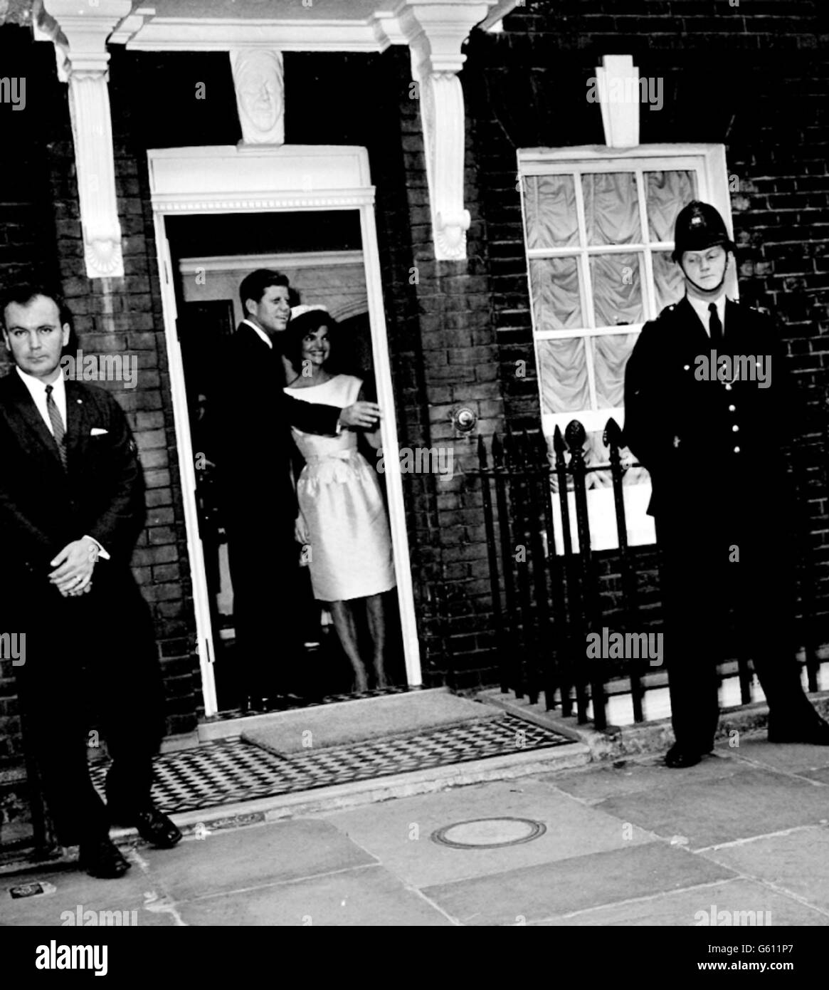 John Kennedy and his wife Jacqueline Stock Photo - Alamy