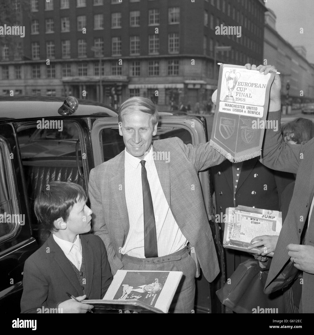 European champions league cup Black and White Stock Photos & Images - Alamy