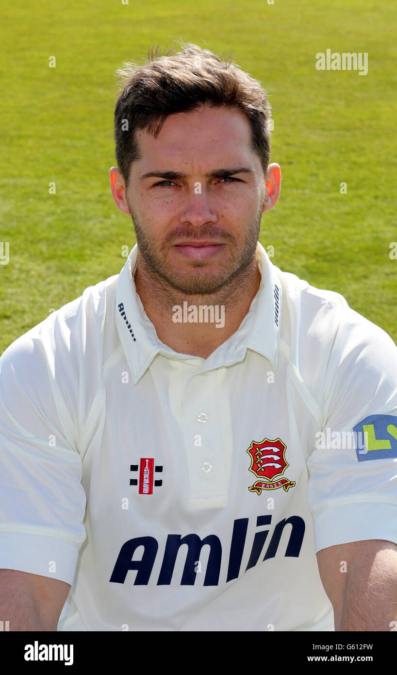 Essex's Greg Smith during a Photocall at the County Ground, Chelmsford ...