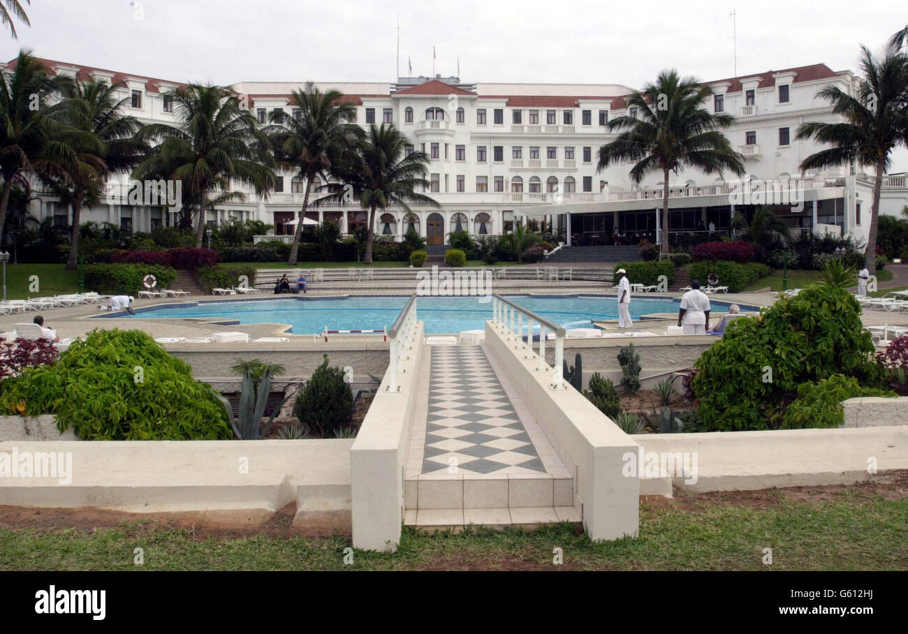 The Polana Hotel in Maputo, Mozambique where British Prime Minister ...