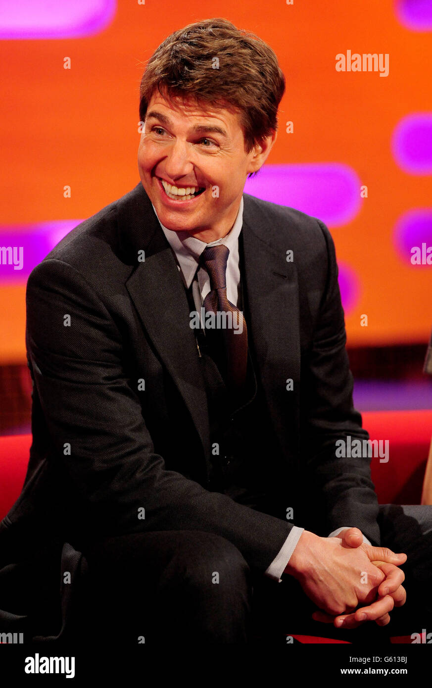 Graham Norton Show - London. Tom Cruise during the Graham Norton show ...