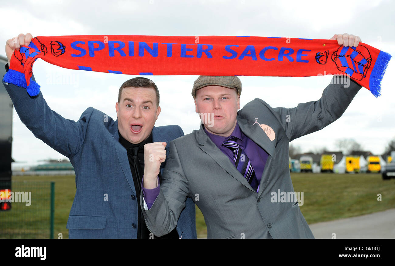 Sprinter Sacre fans arrive for Ladies Day at the 2013 John Smith's ...