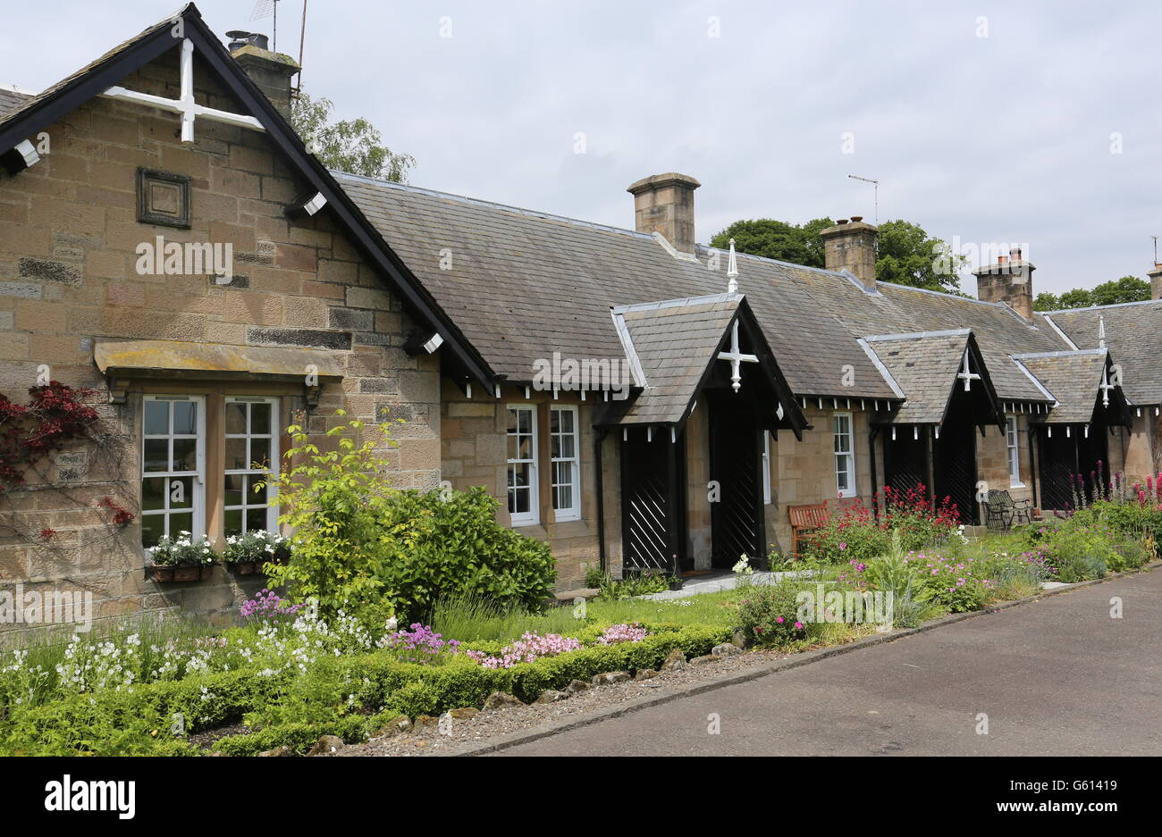 Dunmore street scene Scotland June 2016 Stock Photo - Alamy