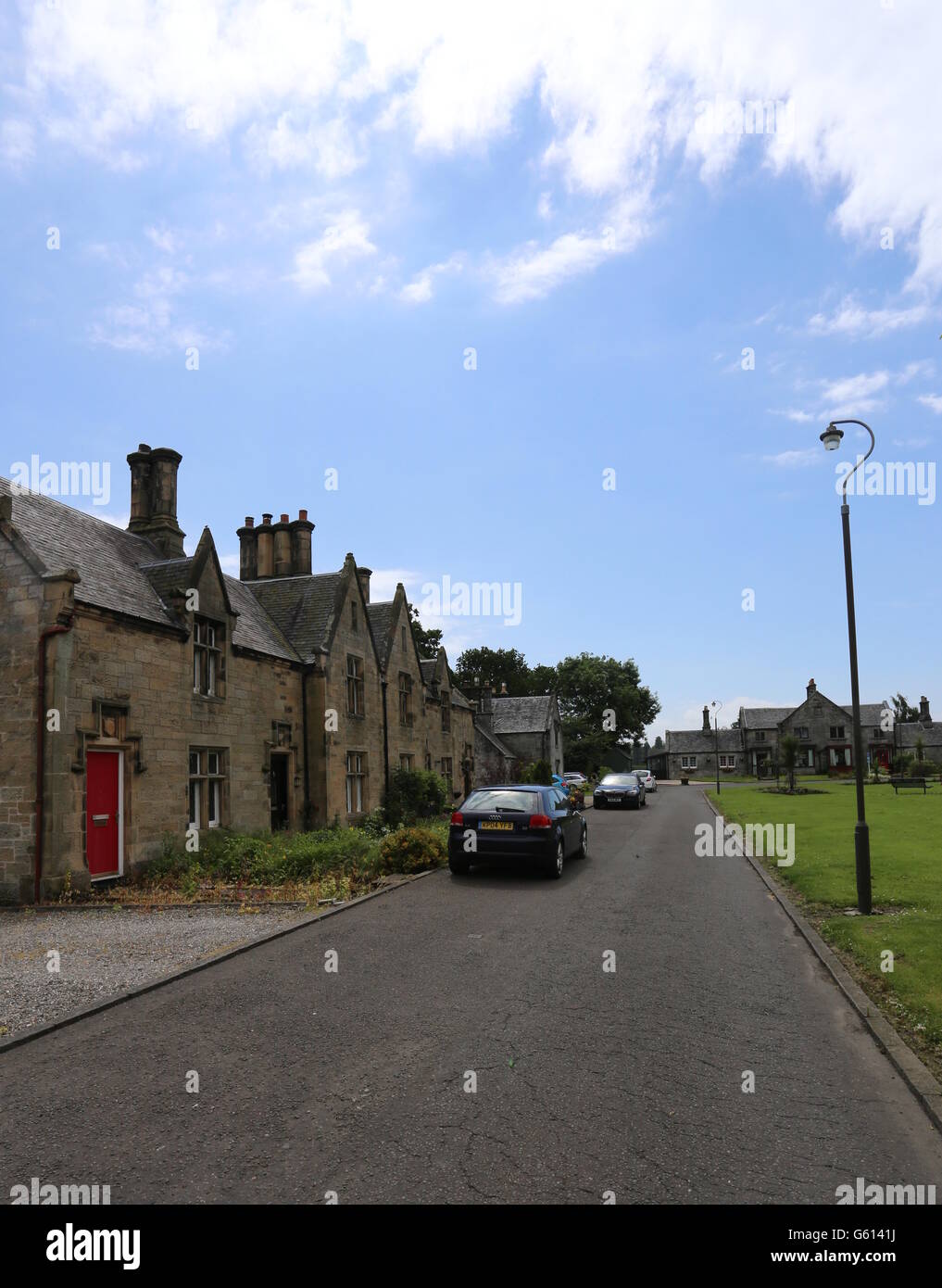 Dunmore street scene Scotland June 2016 Stock Photo - Alamy