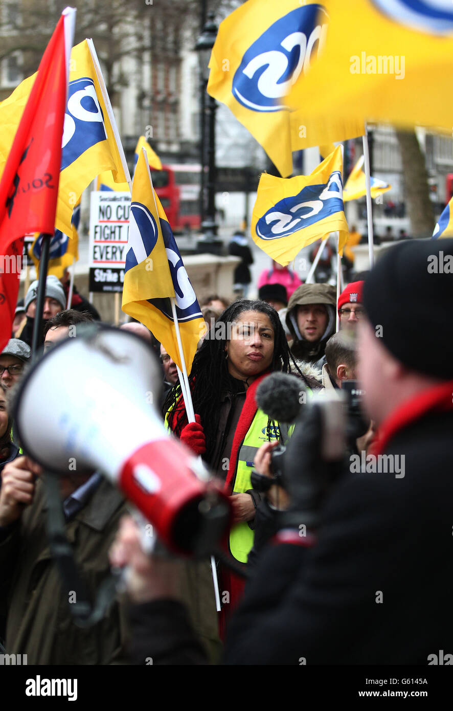 Civil service strike Stock Photo - Alamy