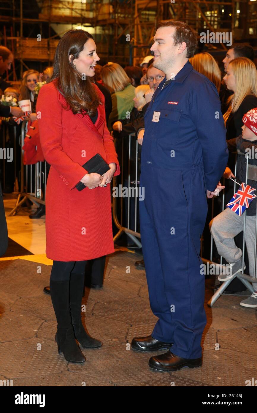 Royal visit to Barrow-in-Furness Stock Photo - Alamy