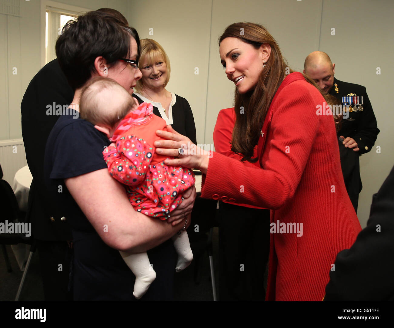 Royal visit to Barrow-in-Furness Stock Photo - Alamy