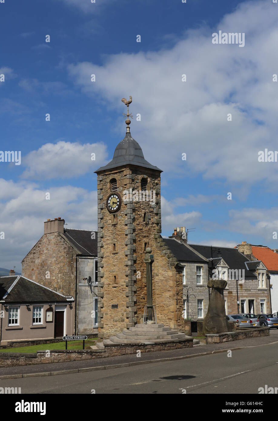 Clackmannan Tolbooth, Mercat Cross and Clack or Stone of Mannan ...
