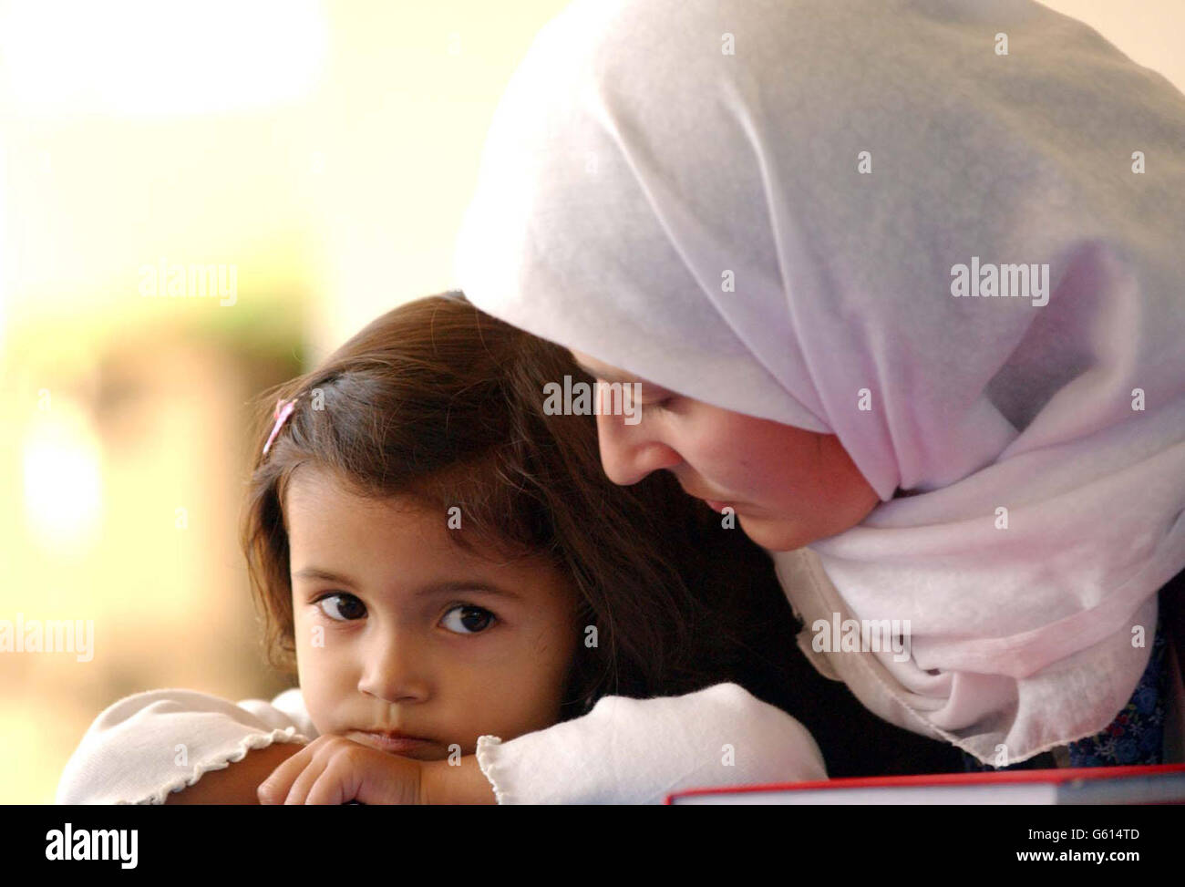 Sarah joseph from islamic society of britain her daughter sumayyah hi ...