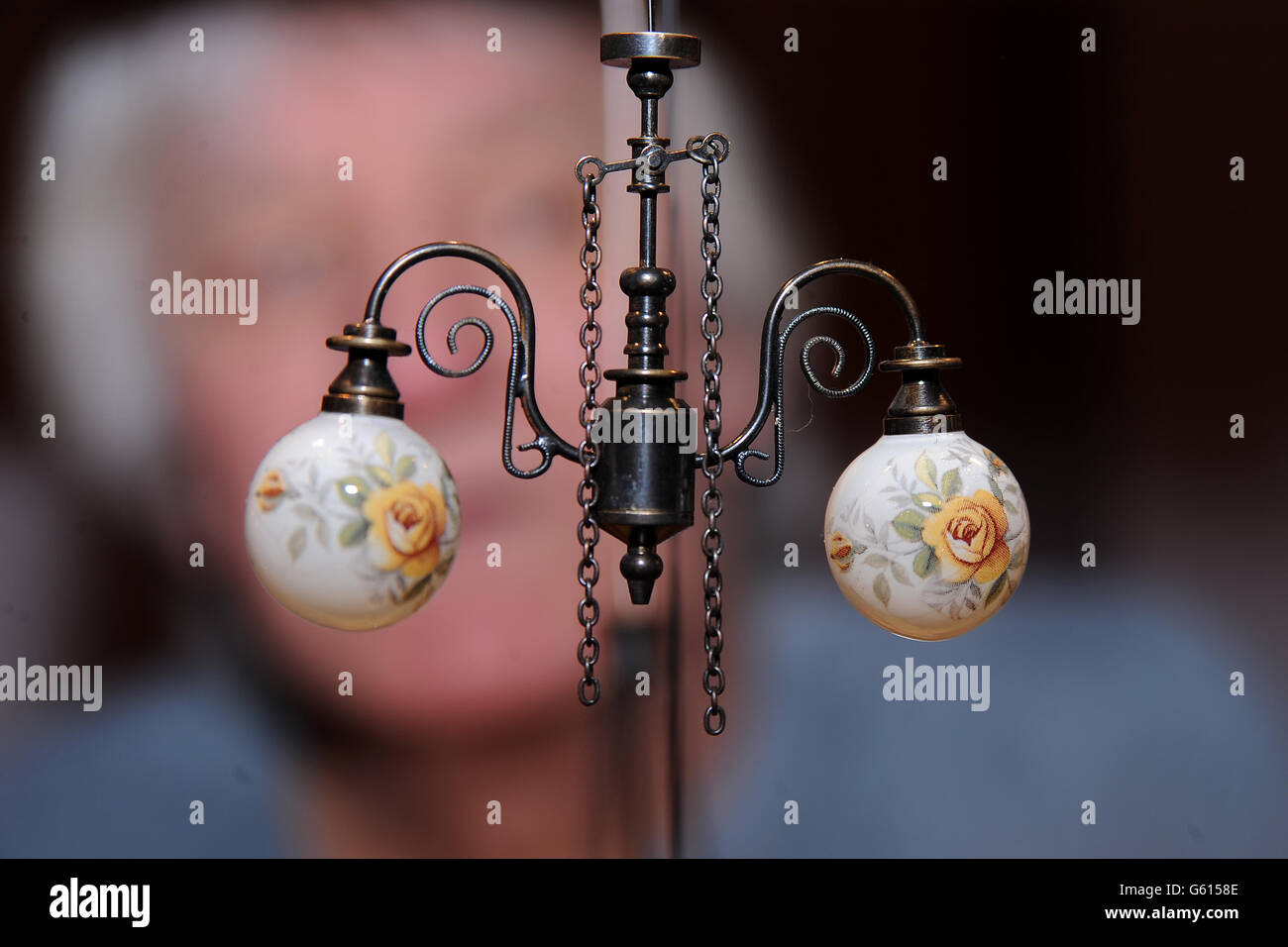 Miniature light fittings on display during Miniatura 2013 - The ...