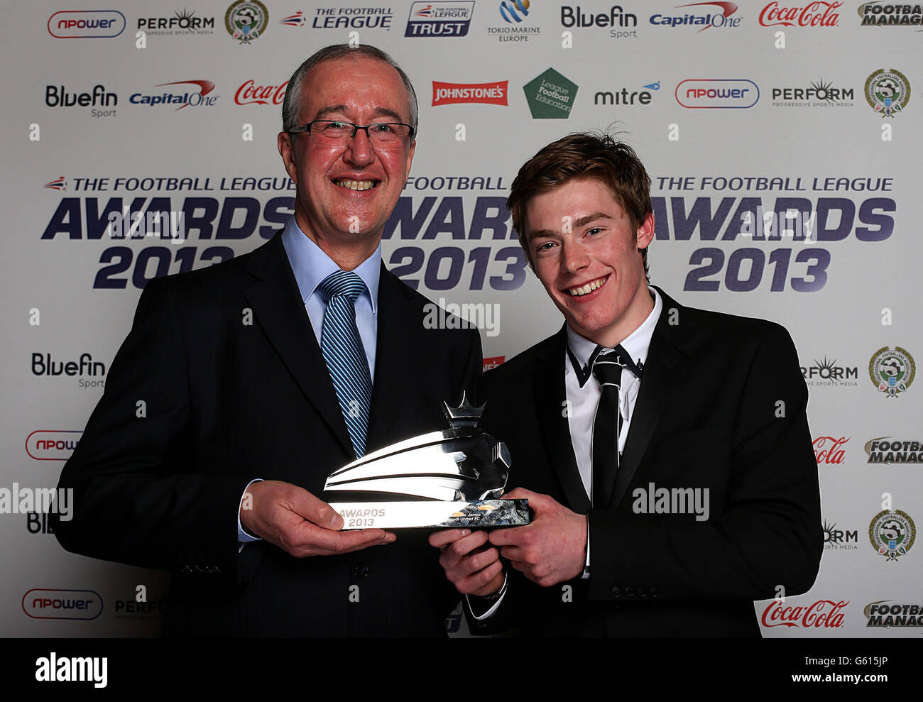 LFE Chief Executive Alan Sykes (left) with Hartlepool United's Luke ...