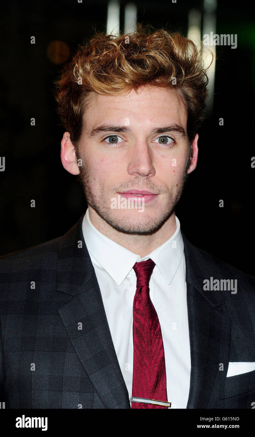 Sam Claflin arriving at the Empire Film Awards at the Grosvenor House ...