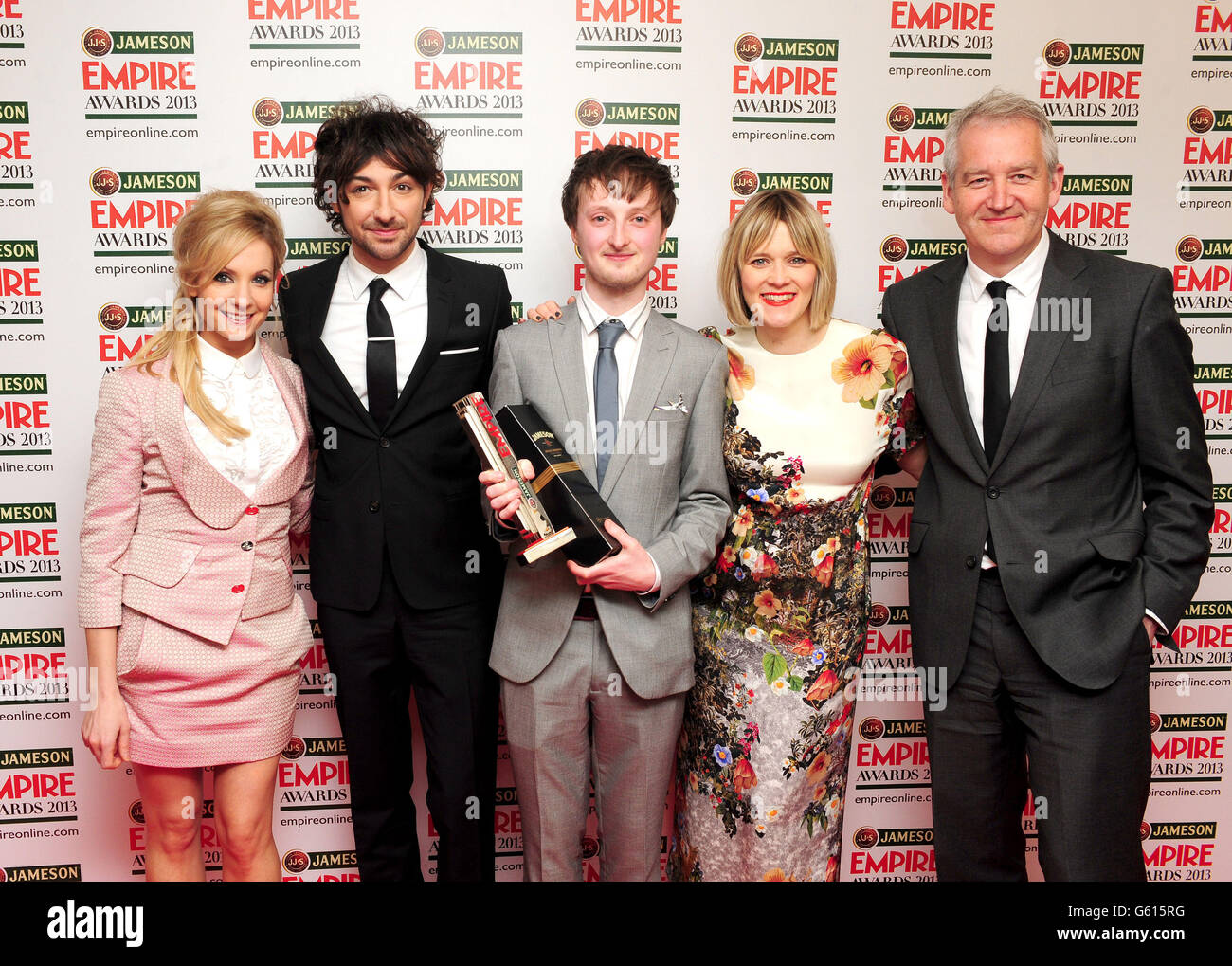 Joanne Froggatt, Alex Zane and Philip Askins who wins the DISS award ...