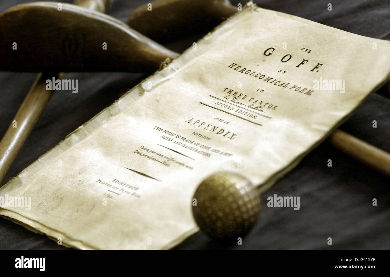 One of the first books to describe the game of golf goes on display at ...