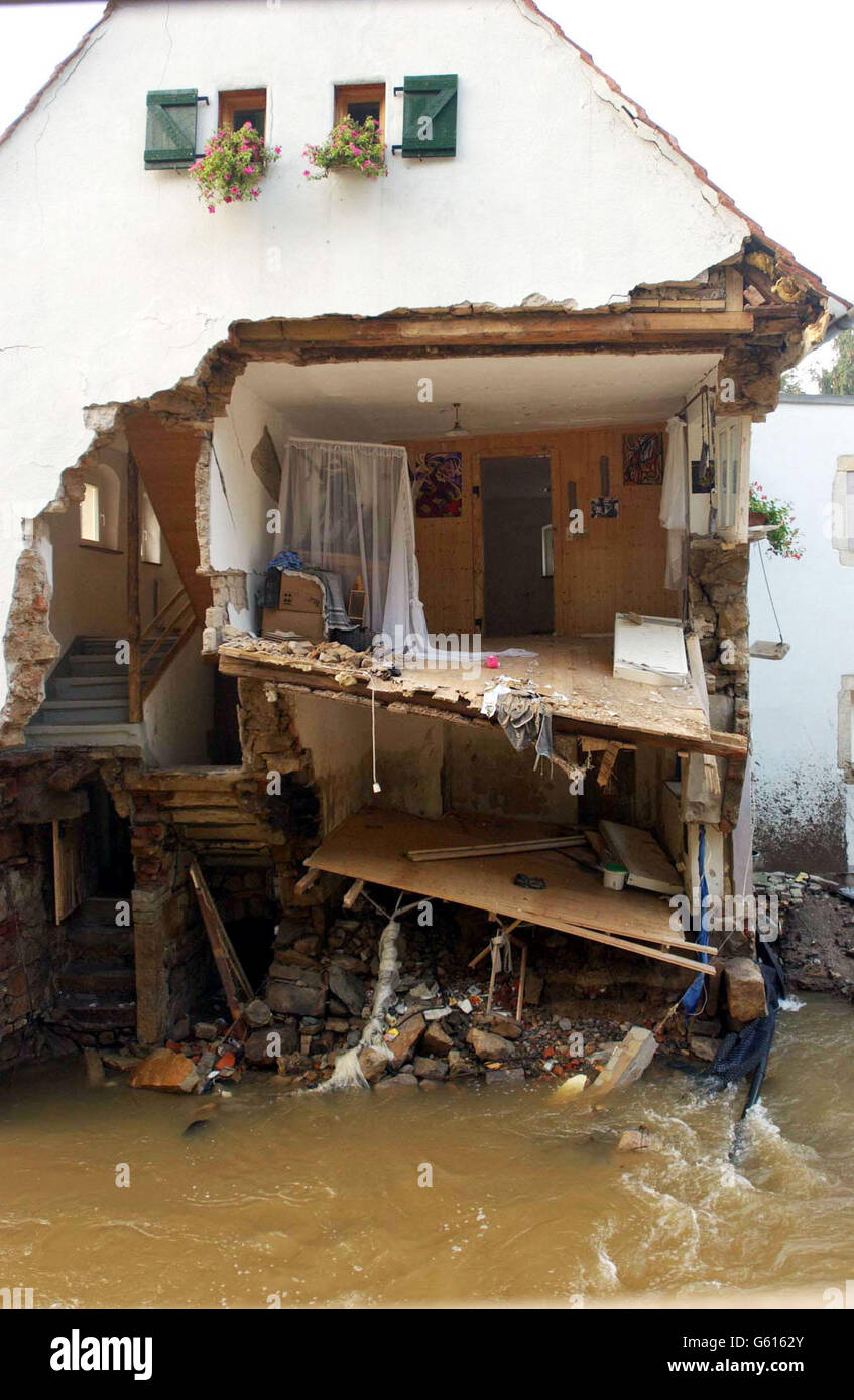 Southern germany devastated flood water hi-res stock photography and ...