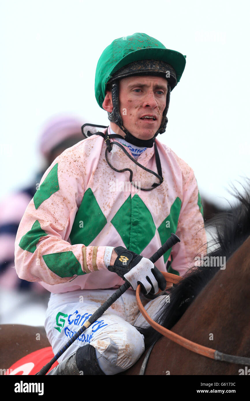 Horse Racing - Southwell Racecourse. Jockey Shane Kelly Stock Photo - Alamy