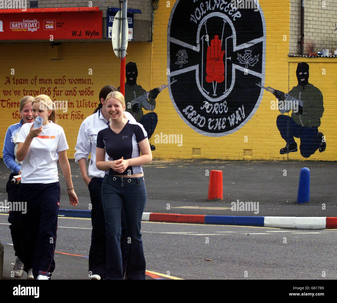 A Loyalist Mural in Lurgan Co Armagh, the hometown of Northern Ireland ...