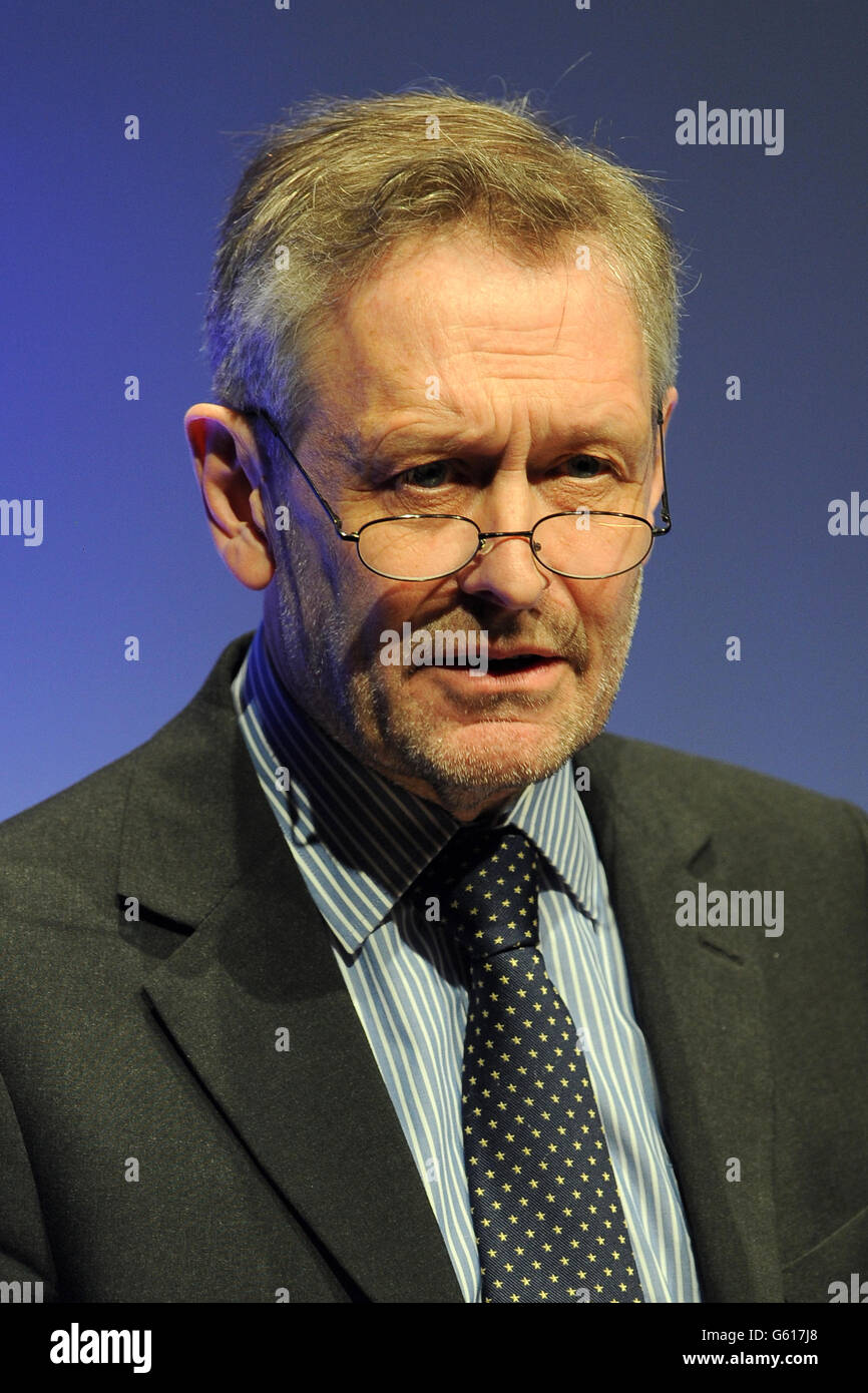 Sir Peter Soulsby, Mayor of Leicester talks during the Federation of ...