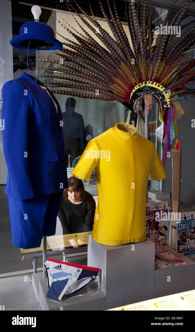 Olympics display at Museum of London Stock Photo - Alamy