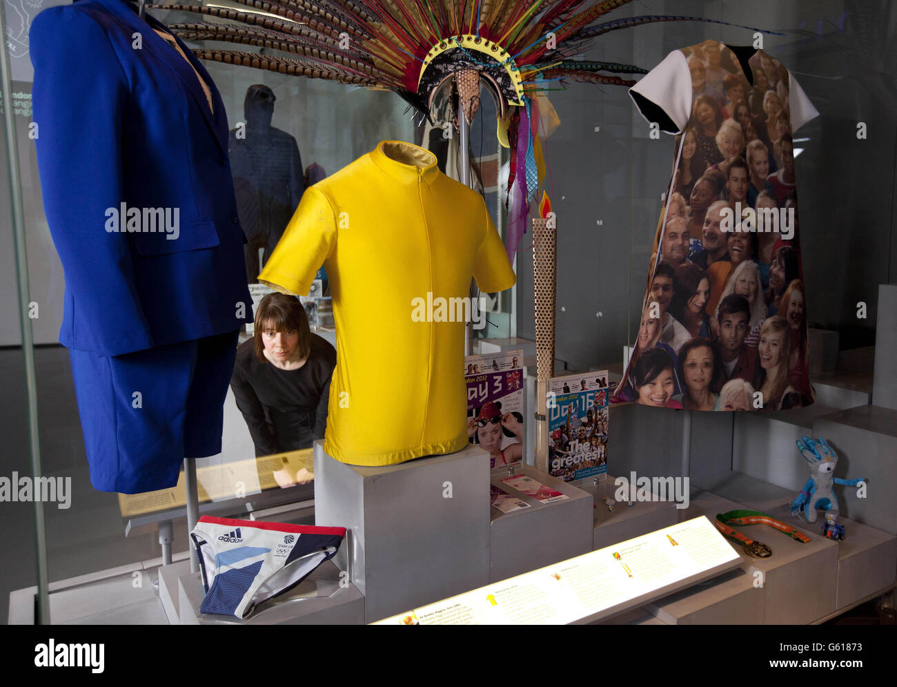 Olympics display at Museum of London Stock Photo - Alamy