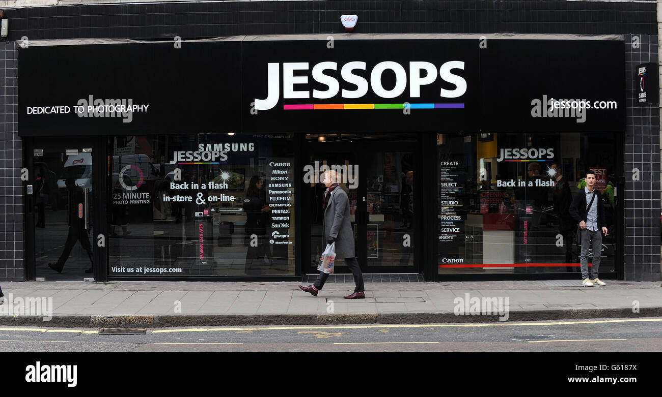 A general view of the Jessops store in Oxford Street, central London ...