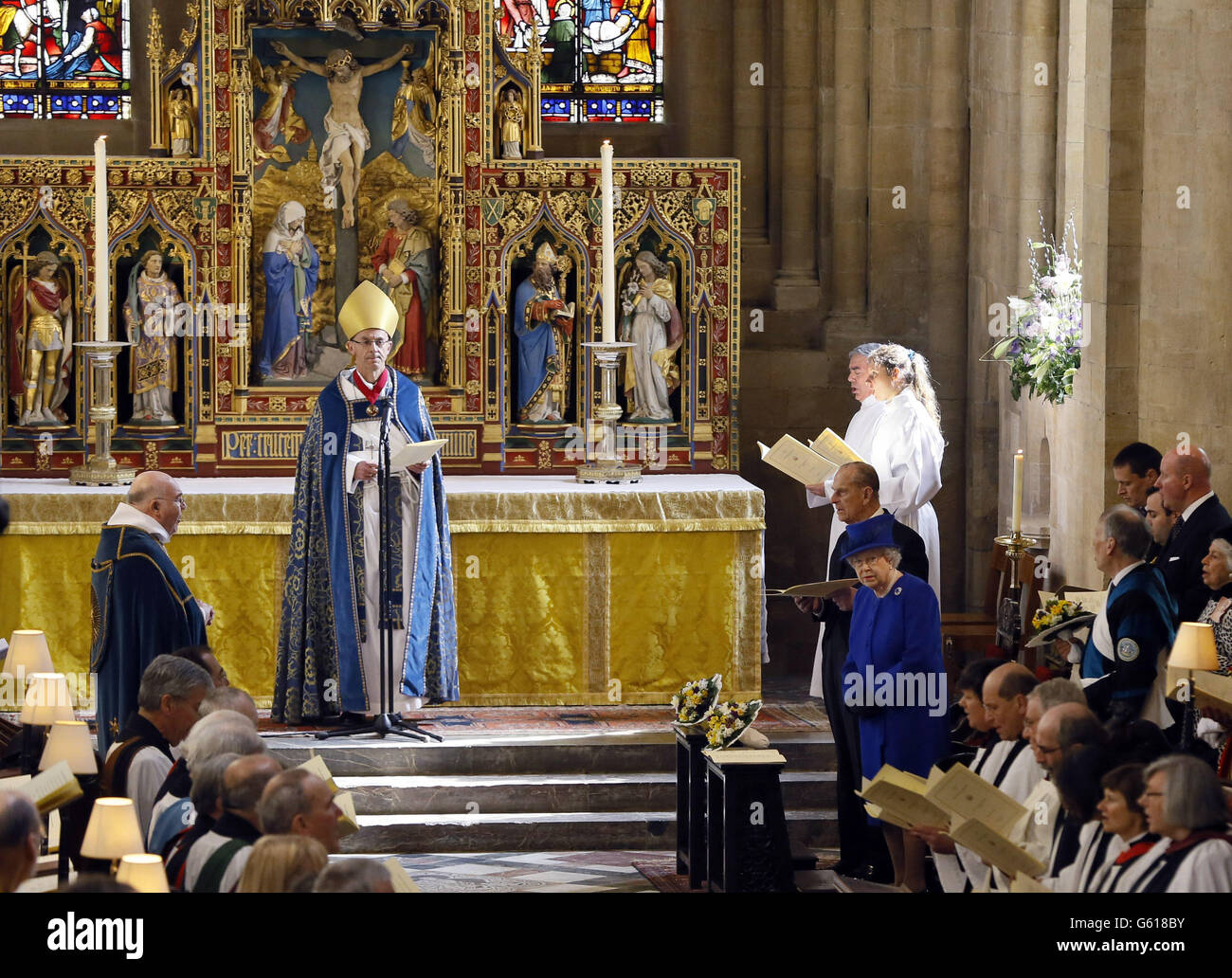 Queen elizabeth bishop of worcester hi-res stock photography and images ...