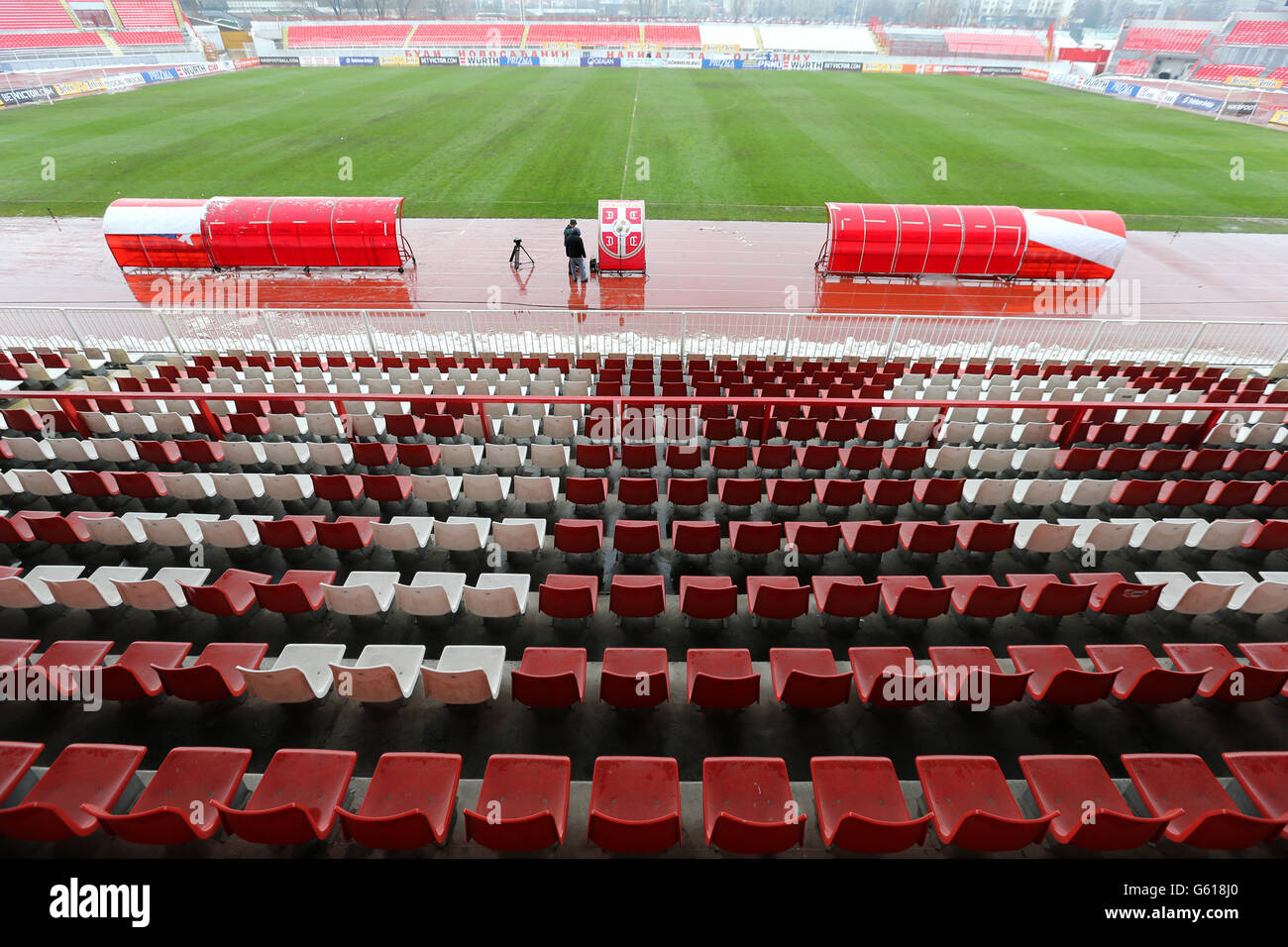 General view seats in stadium fifa world cup qualifying hi-res stock ...