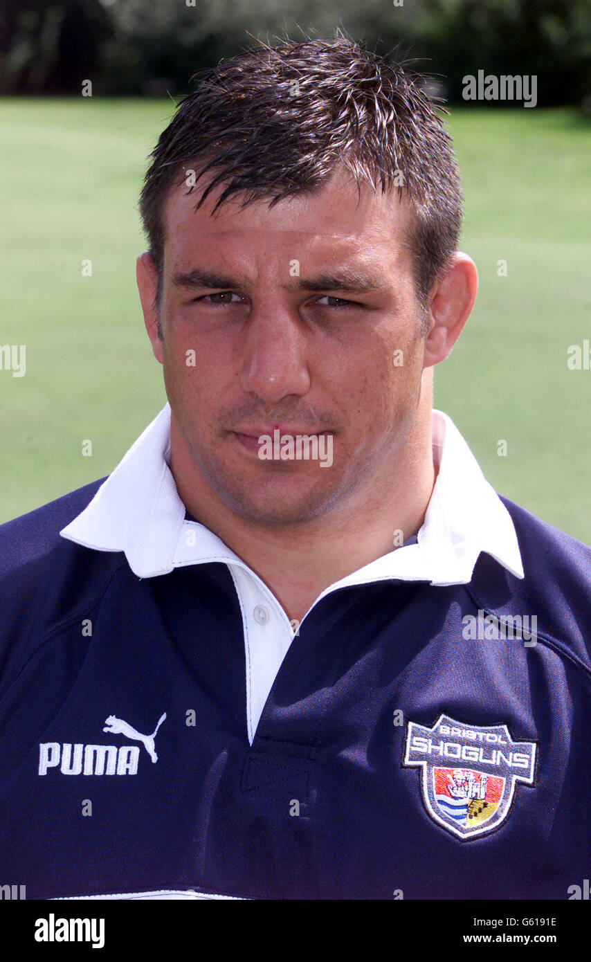 Bristol Shoguns - Julian White. Julian White of Rugby Union team ...