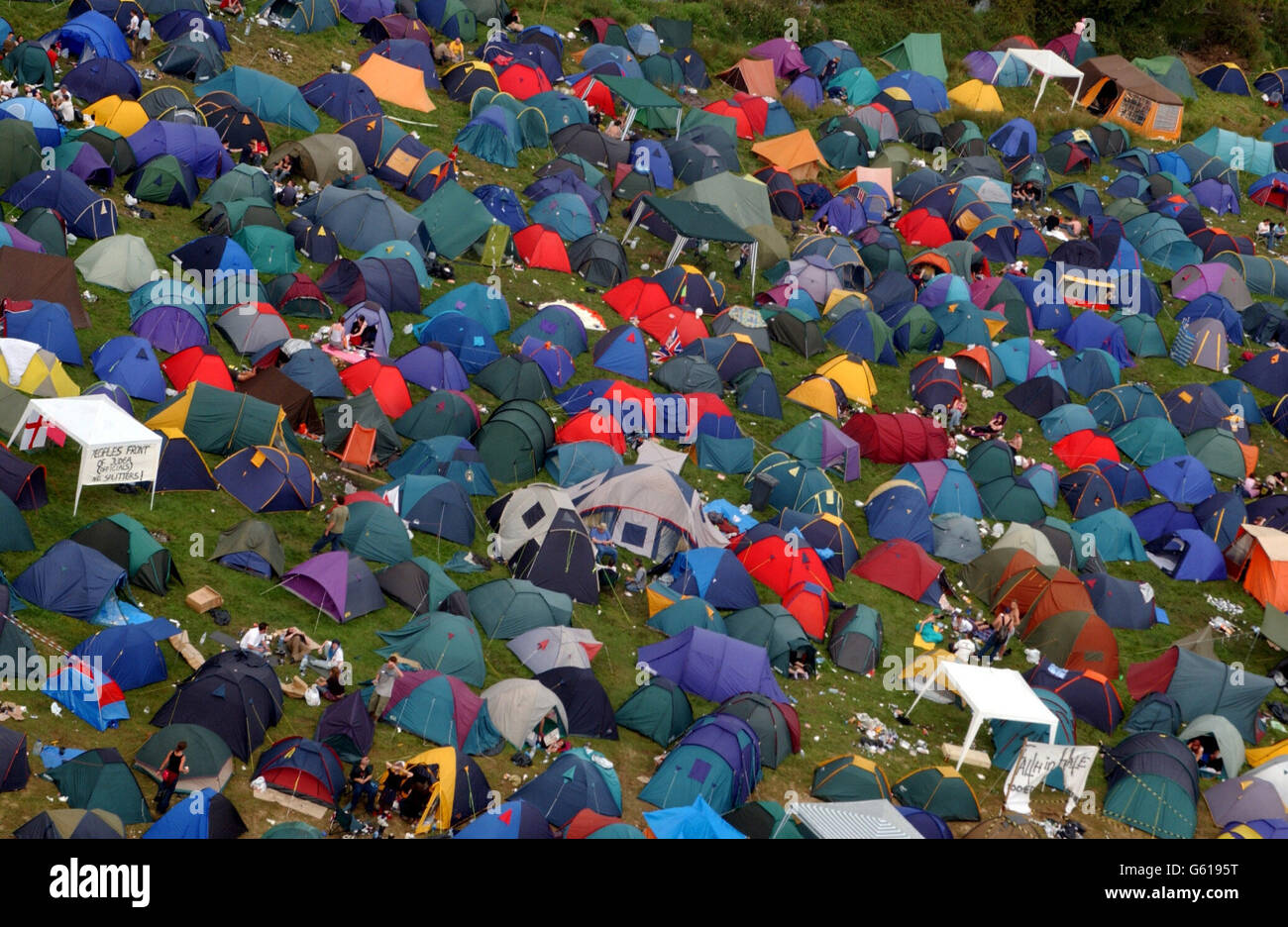 Aerial View - Reading Festival Stock Photo - Alamy