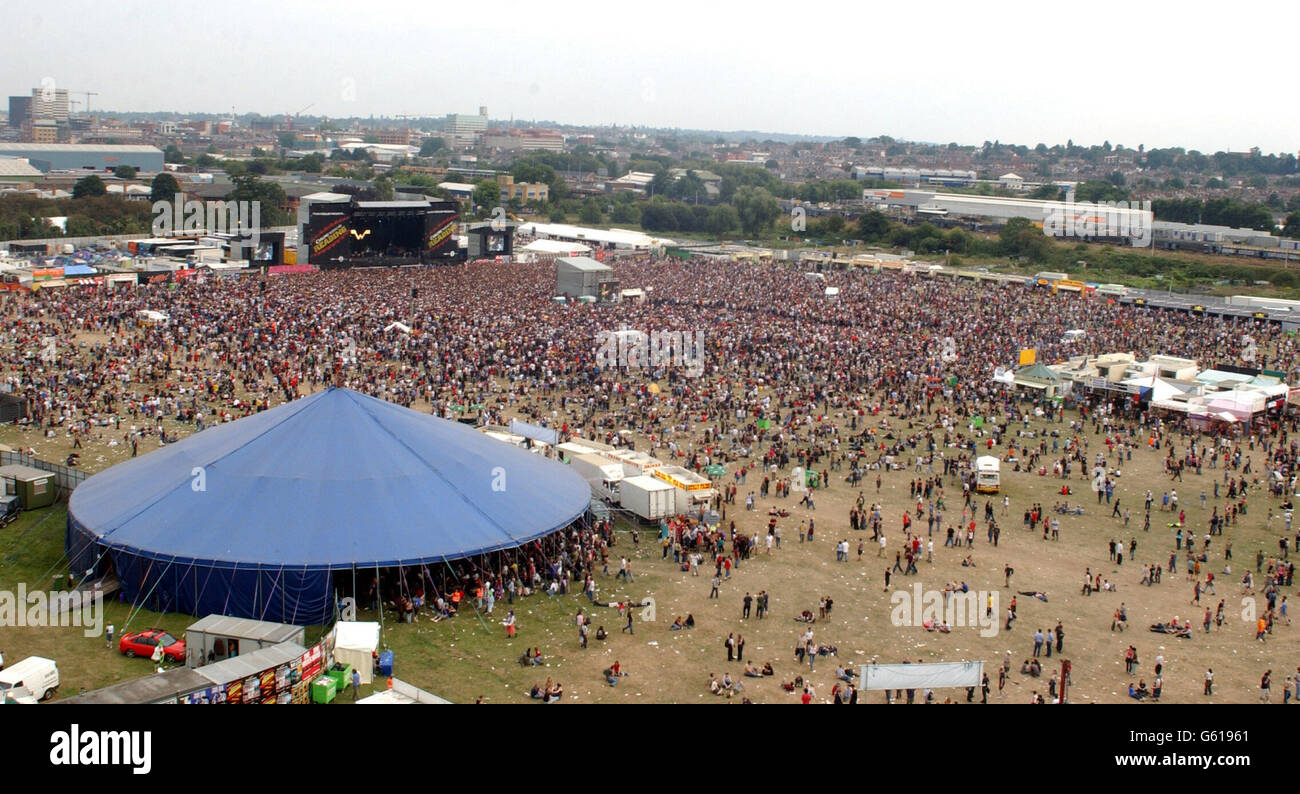 Aerial View - Reading Festival Stock Photo: 106979321 - Alamy