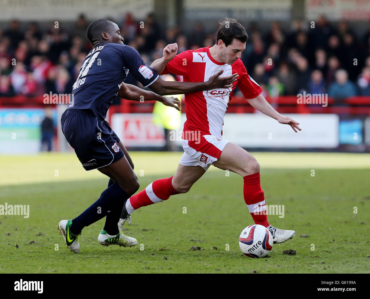 Crawleys matt sparrow npower league one match broadfield stadium hi-res ...