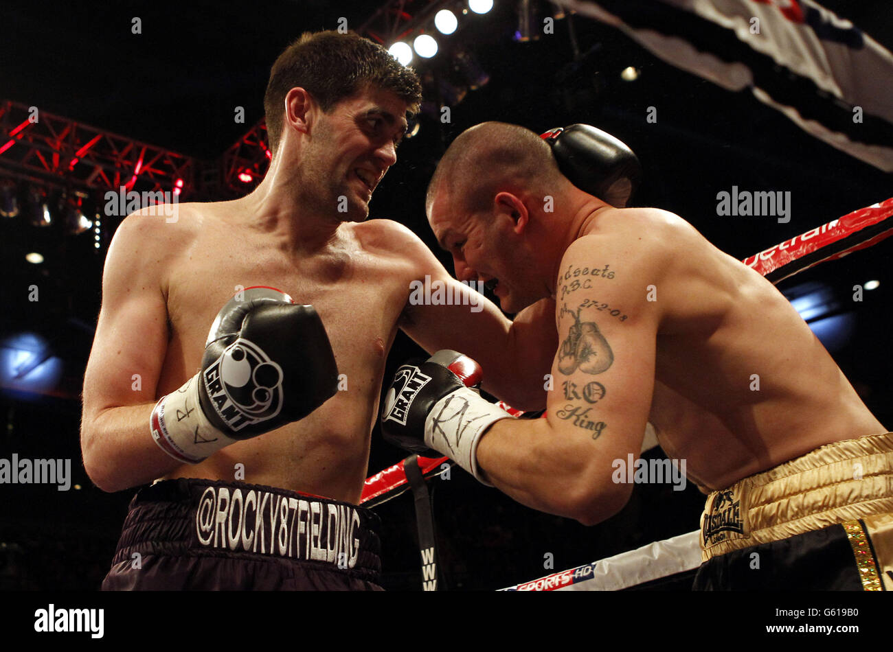 Boxing - English Super Middleweight Title - Rocky Fielding v Wayne Reed ...