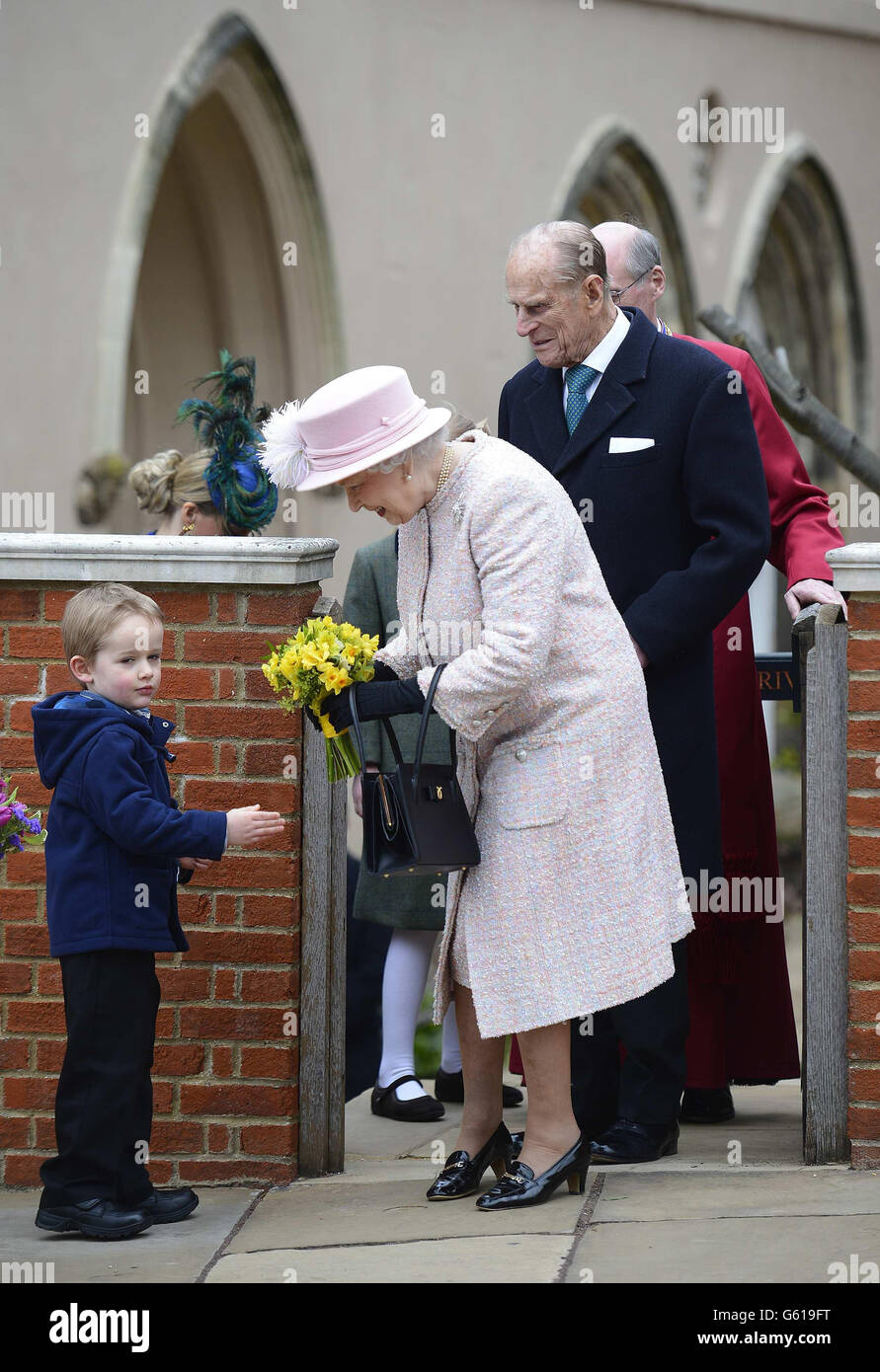 Easter service at St George's Chapel Stock Photo - Alamy