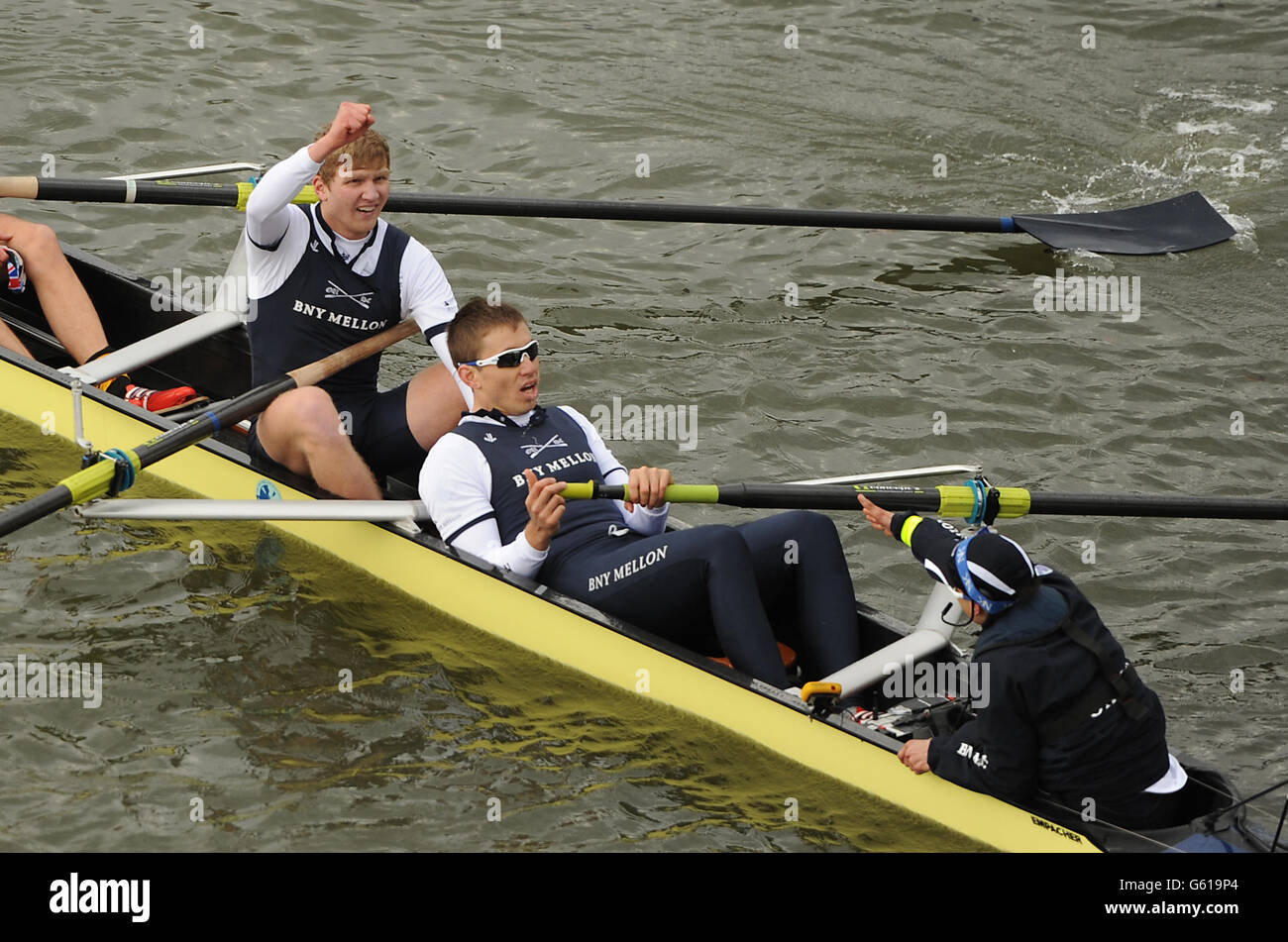 Rowing - BNY Mellon Oxford v Cambridge Boat Race 2013 - River Thames ...