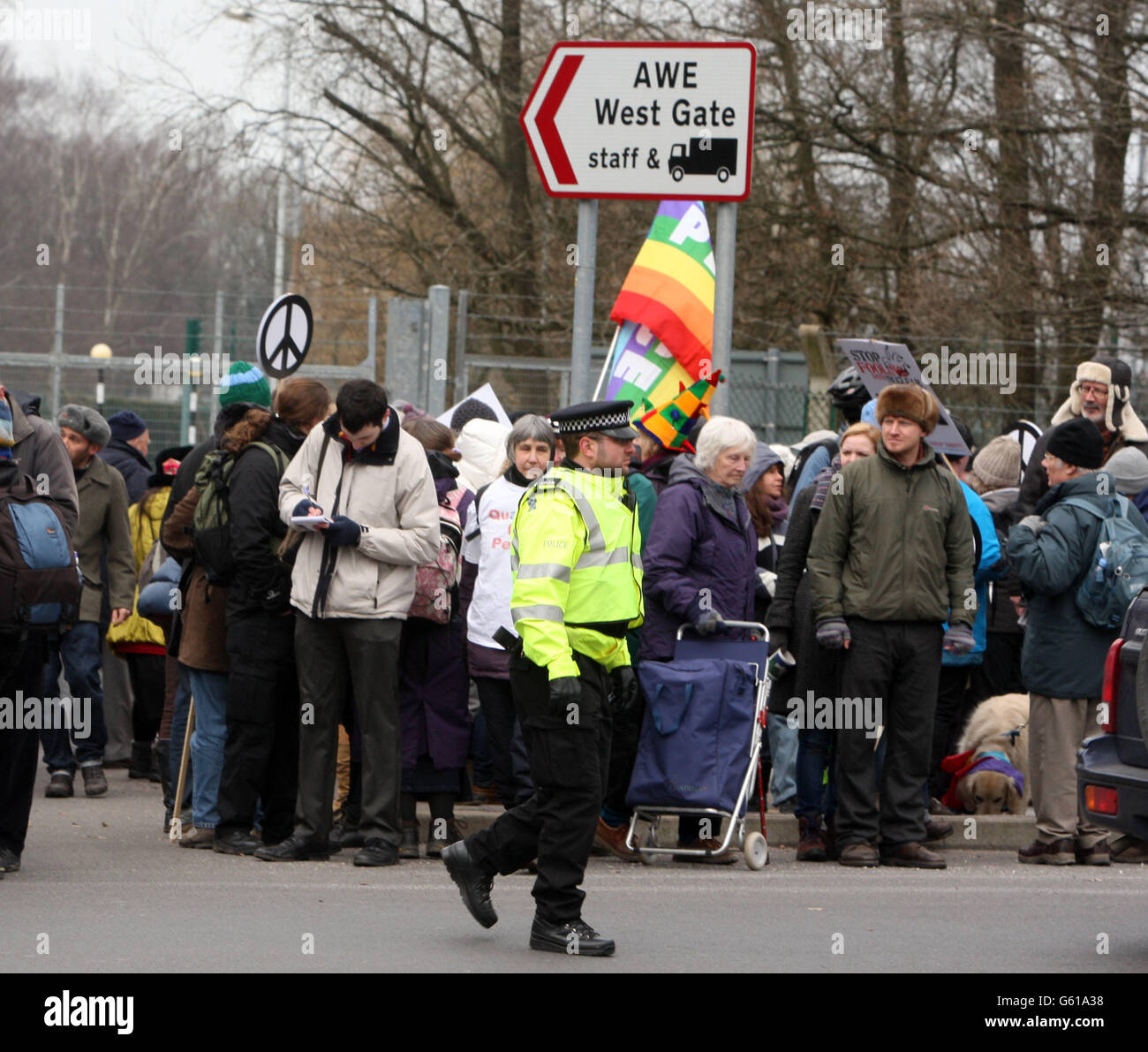 News protest nuclear hi-res stock photography and images - Alamy