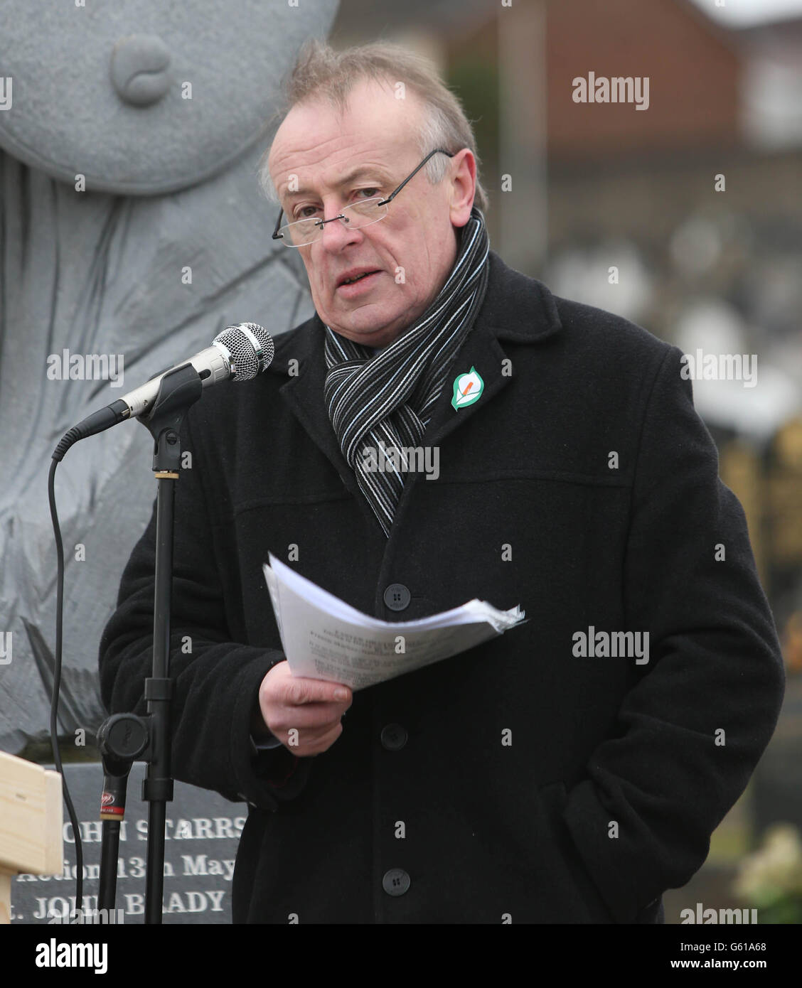 32 County Sovereignty Movement Chairman Francis Mackey speaks as ...