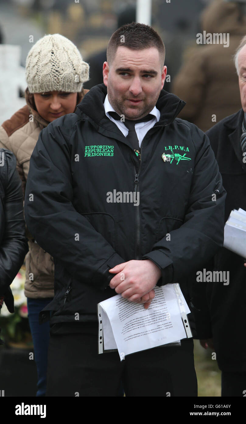 Dermot Ryan, brother of murdered real IRA leader Alan Ryan, makes a ...
