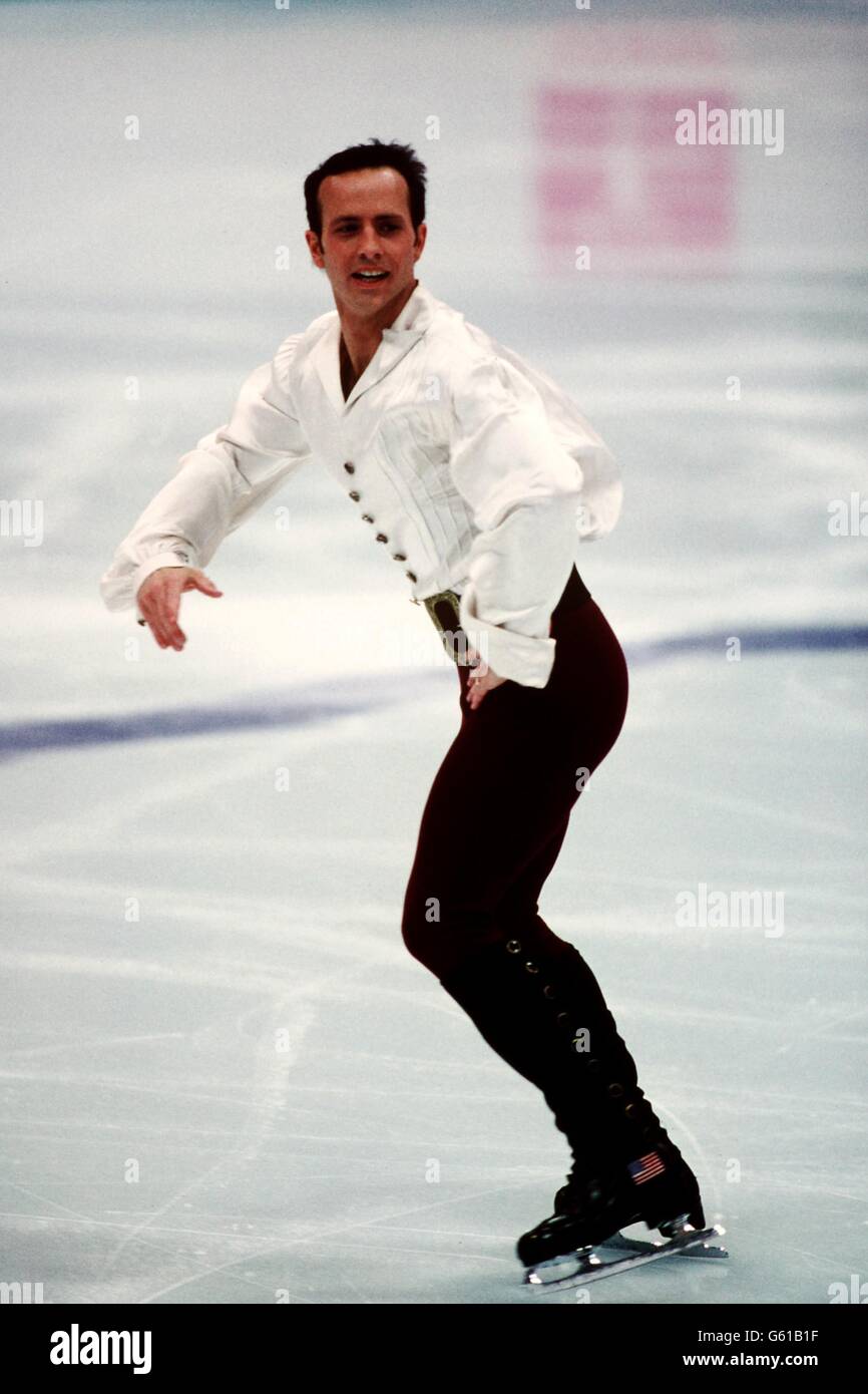Lillehammer Winter Olympics. Ice Skating Brian Boitano, USA Stock Photo ...