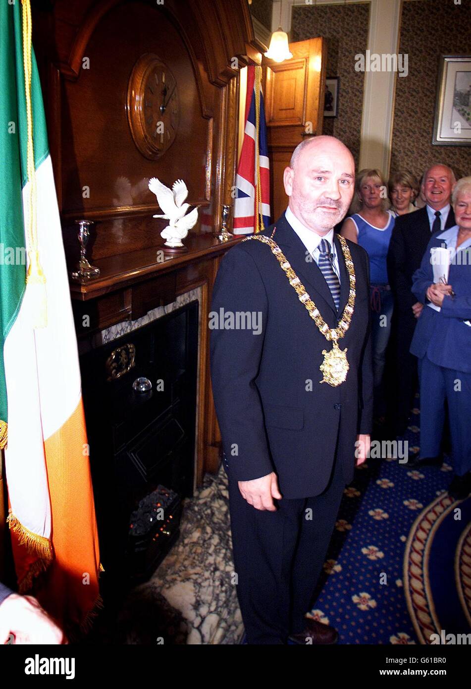 Union jack irish tricolour hi-res stock photography and images - Alamy