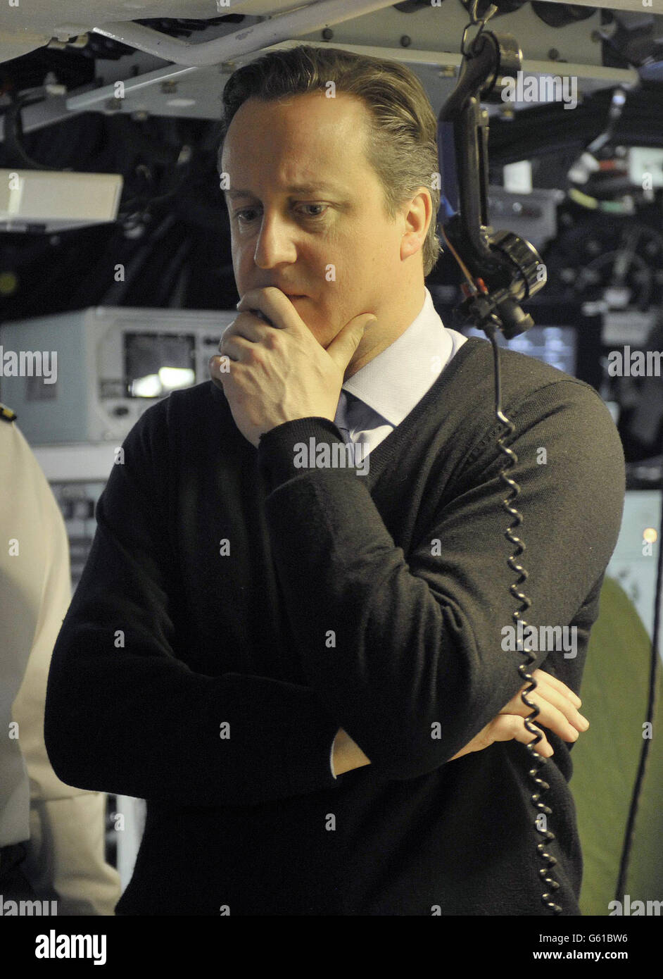 Prime Minister David Cameron visits Vanguard Class Submarine HMS ...