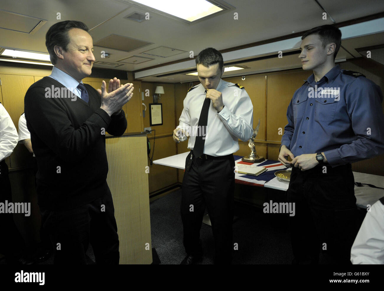 Prime Minister David Cameron visits Vanguard Class Submarine HMS ...