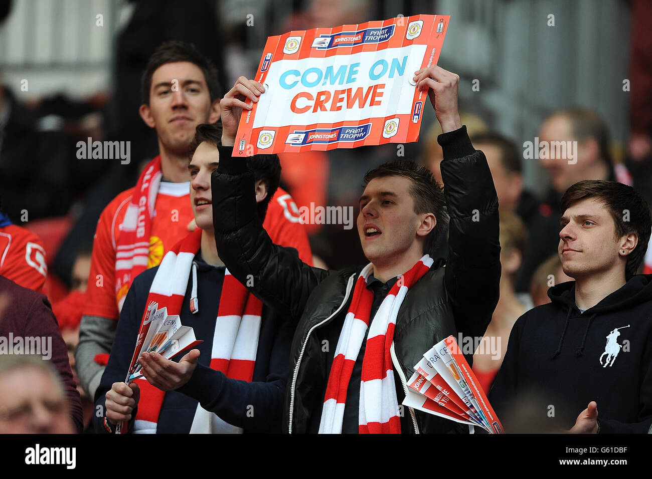 Crewe alexandra fans in the stands hi-res stock photography and images ...