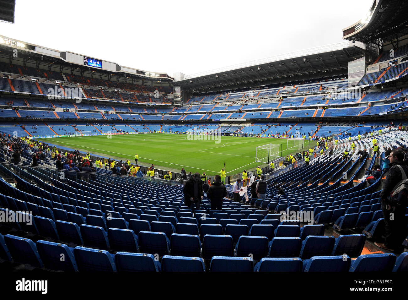 Stadium santiago bernabeu general view hi-res stock photography and ...