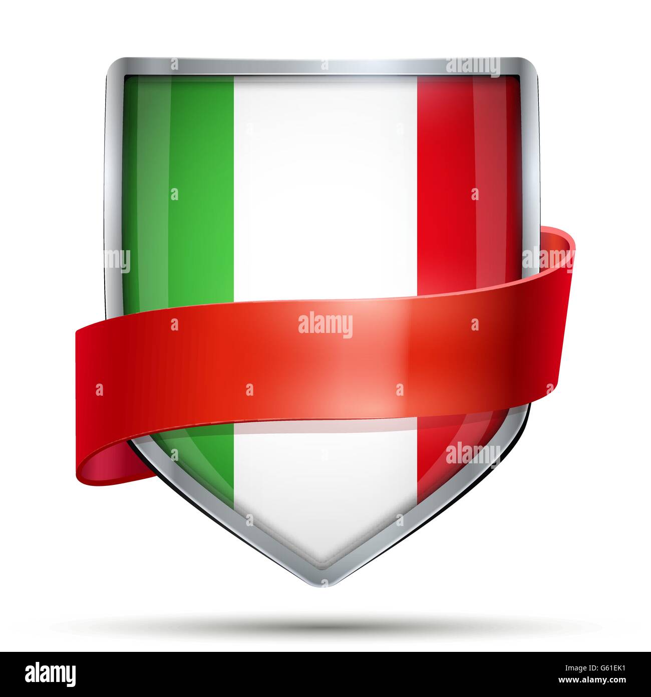 Metal flag italy hi-res stock photography and images - Alamy