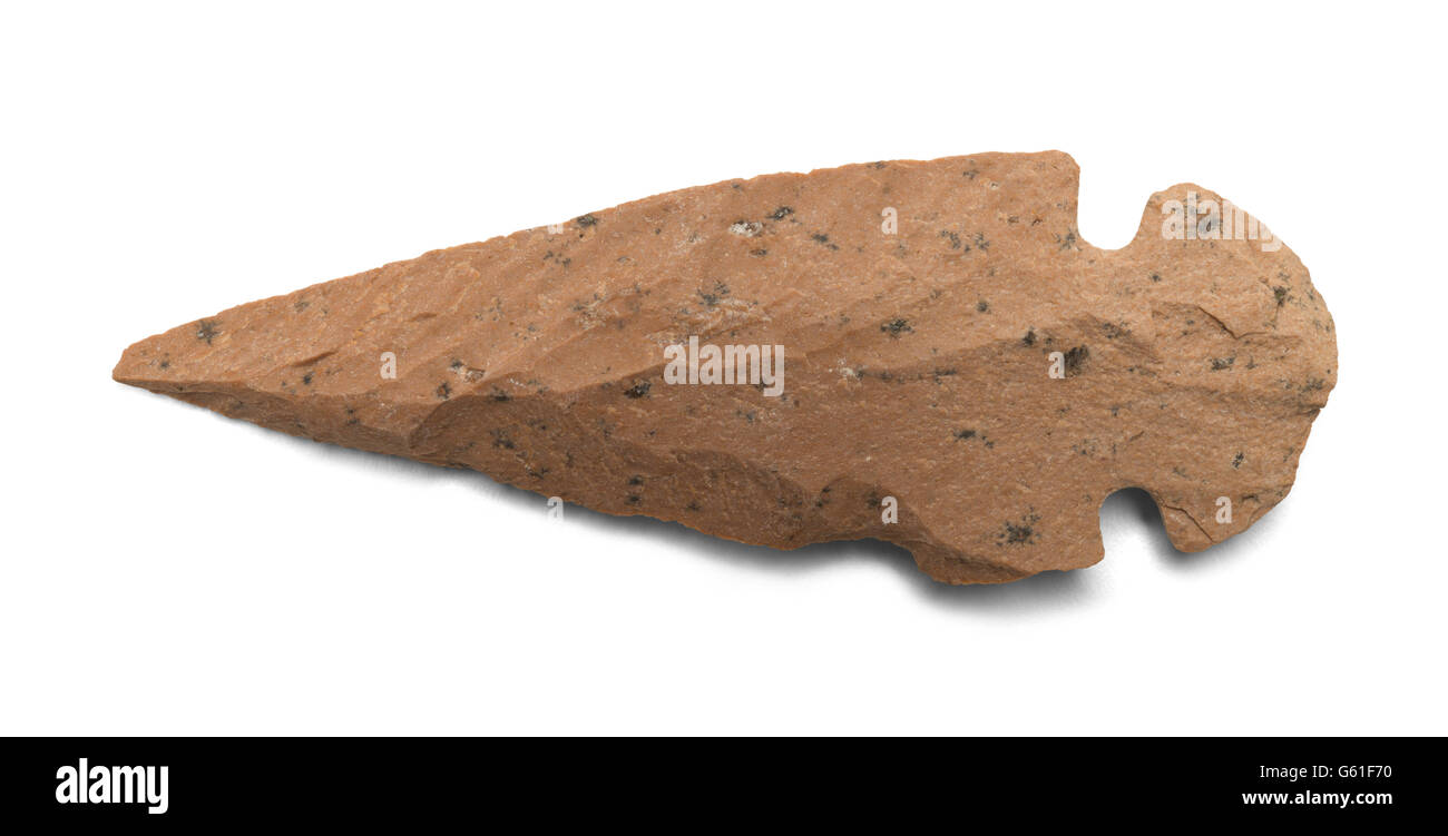 Indian stone arrow head isolated hi-res stock photography and images ...