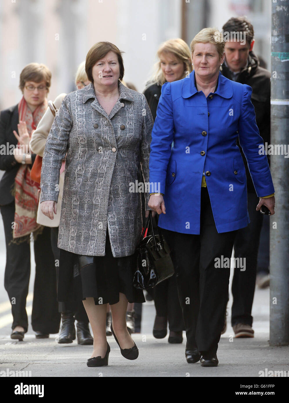 Left to right midwife ann maria burke hi-res stock photography and ...