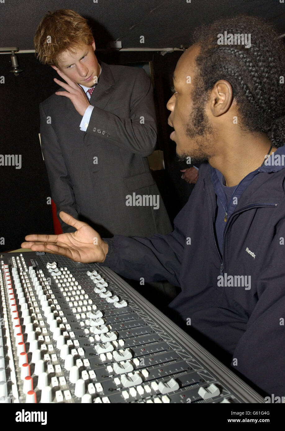 Royalty - Prince Harry - Kids Company, Peckham Stock Photo - Alamy