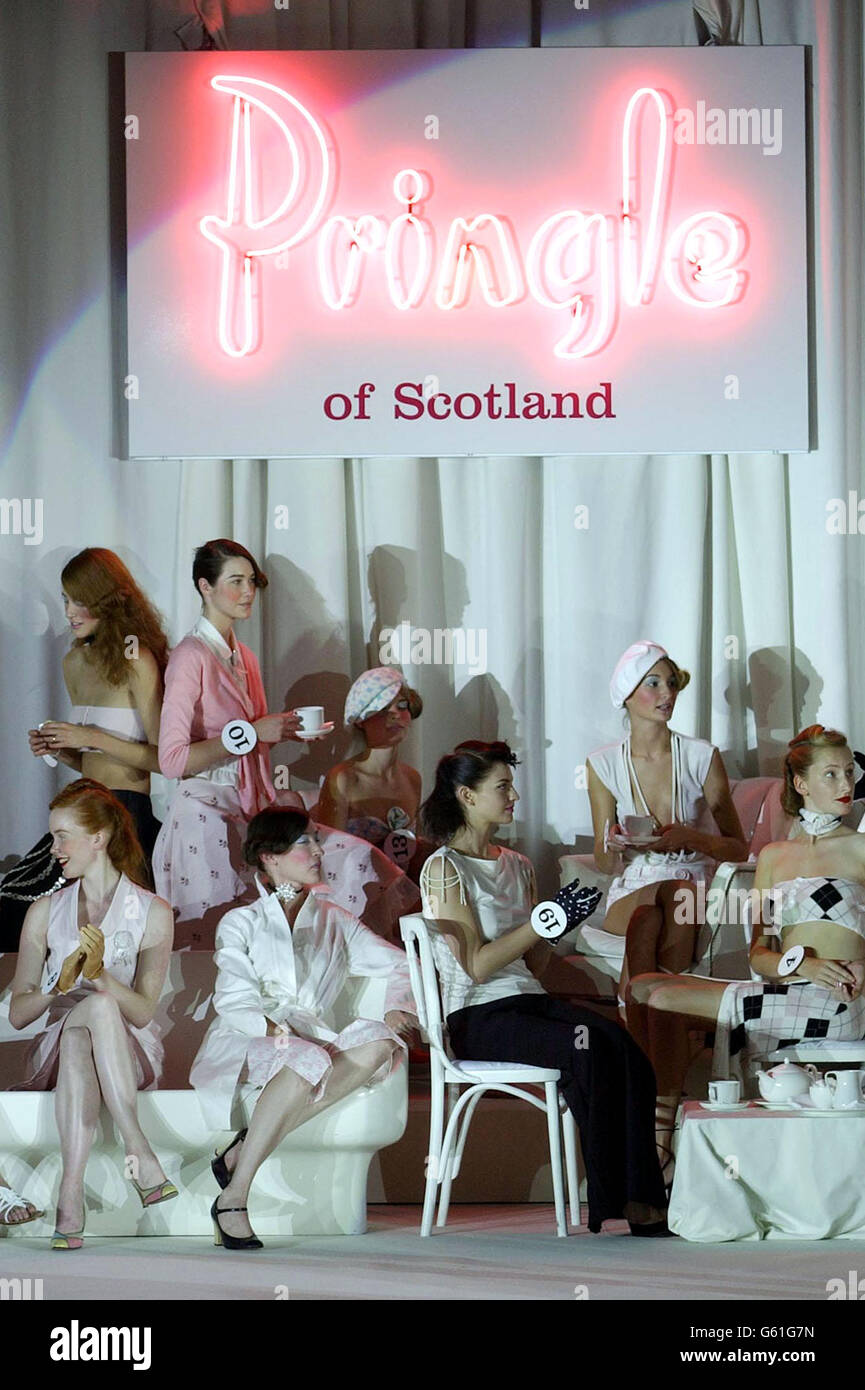 Pringle - London Fashion Week Stock Photo - Alamy